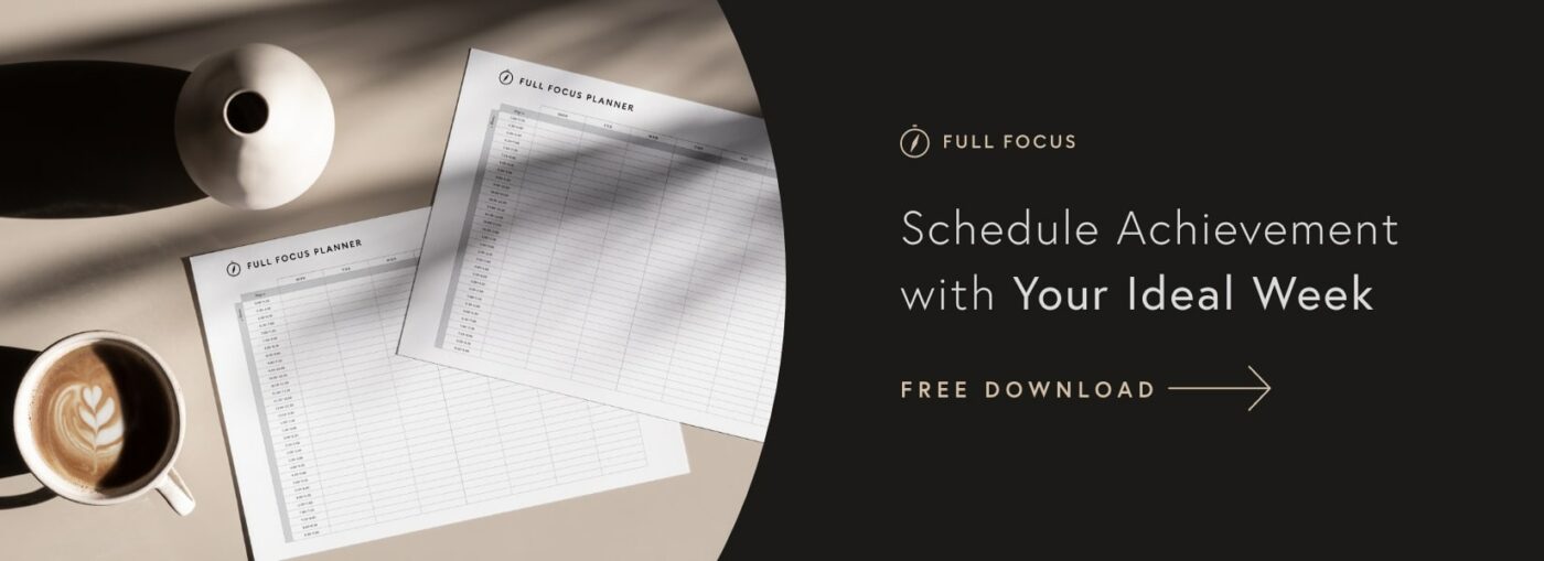 How to Better Control Your Time by Designing Your Ideal Week