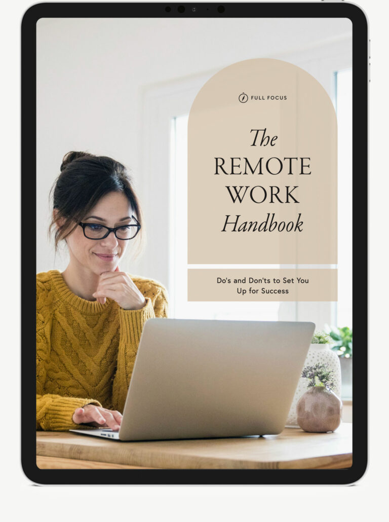 The Remote Work Handbook | Full Focus